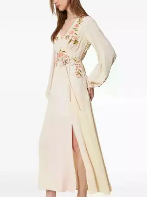 TWINSET Floral-embroidery Maxi Dress