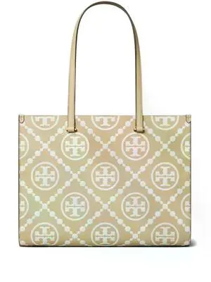 Tory Burch T Monogram Embossed Tote Bag - Neutrals