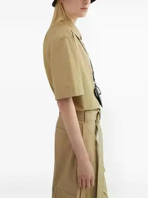 JIL SANDER Crop-sleeves Shirt