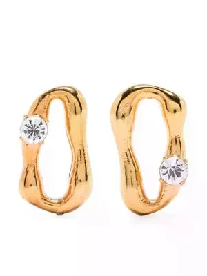 FORTE_FORTE Crystal-embellished Earrings - Gold