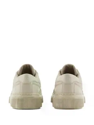 Giorgio Armani Panelled Sneakers - Neutrals