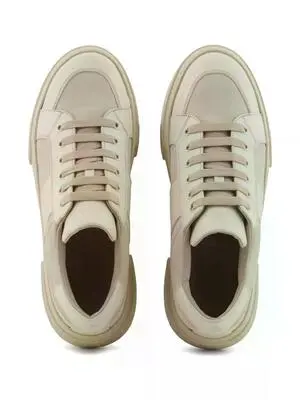 Giorgio Armani Panelled Sneakers - Neutrals