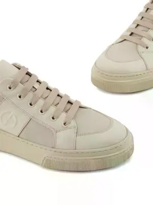 Giorgio Armani Panelled Sneakers - Neutrals