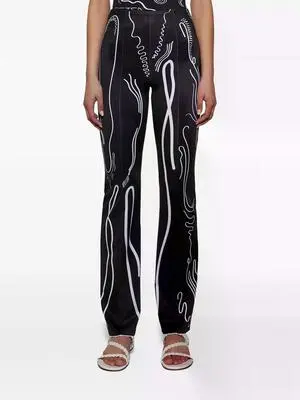 DI PETSA Printed Trousers