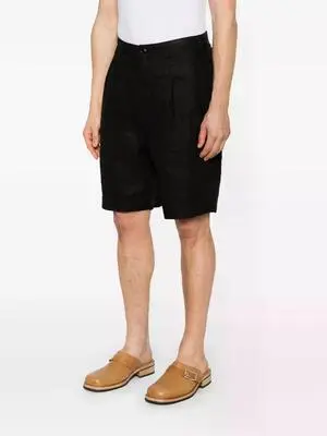 SUNFLOWER Pleated Linen Shorts