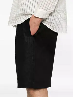 SUNFLOWER Pleated Linen Shorts