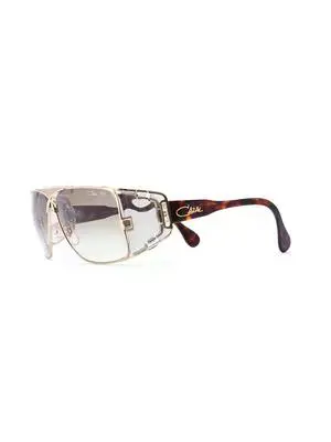 Cazal 955 Geometric Sunglasses - Brown
