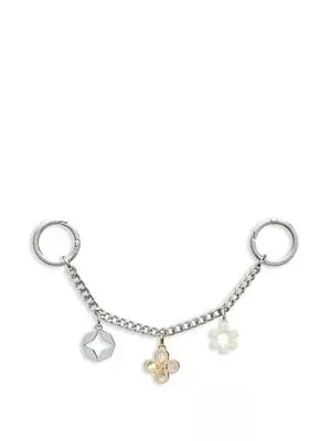 Tory Burch Charm Key Fob - Silver