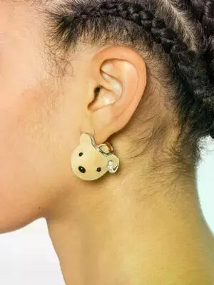 YVMIN Flocked-bear Earring