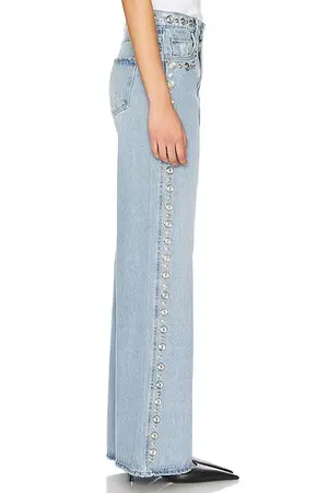 Coperni Studded Wide Leg Jeans