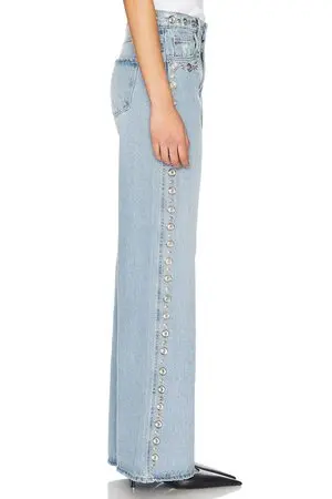 Coperni Studded Wide Leg Jeans
