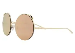 CARTIER Round Frame Sunglasses - Gold/gold (ct0149s