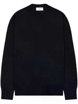 LANEUS Crew Neck Sweater - Black
