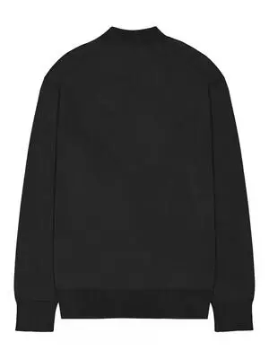 LANEUS Crew Neck Sweater - Black