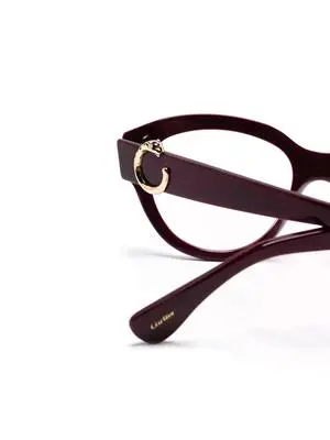 Cartier Round Frame Glasses - Brown