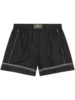 GANNI Logo-patch Shorts