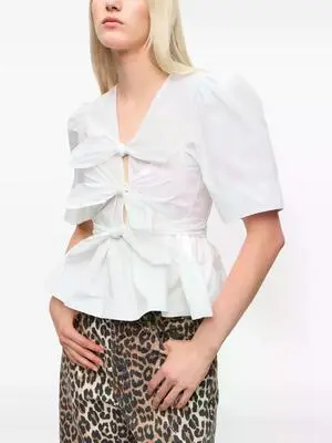 GANNI Peplum Blouse