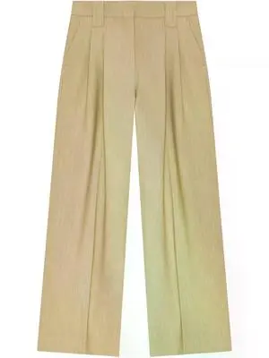 GANNI Appliqué Palazzo Trousers