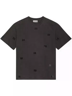 GANNI Logo-embellished T-shirt
