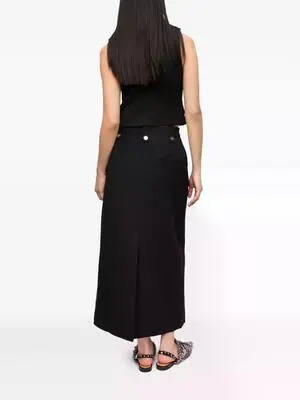 GANNI Double-breasted Cropped Waistcoat