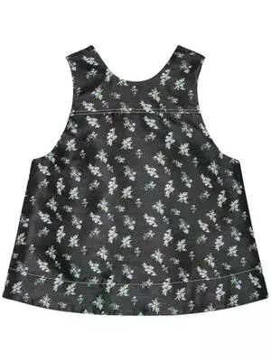 GANNI Floral-print Top