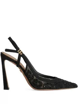 Dolce & Gabbana Lace Slingback Pumps