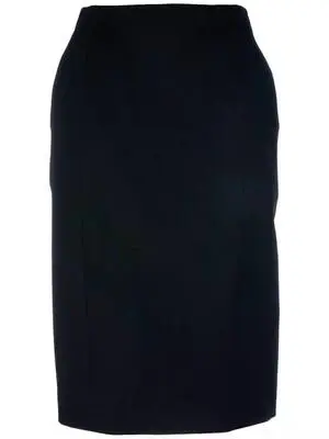 Balenciaga Wool Midi Skirt