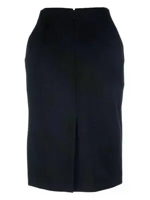 Balenciaga Wool Midi Skirt