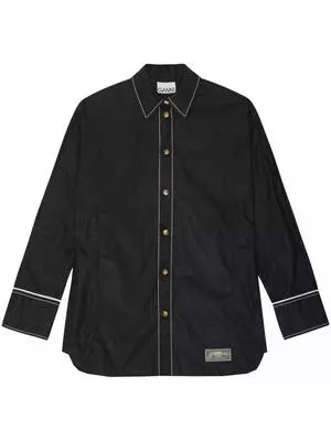 GANNI Contrasting Shirt