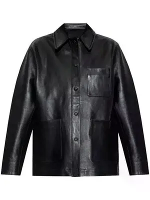Officine Générale Patch-pocket Leather Jacket