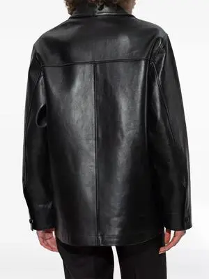 Officine Générale Patch-pocket Leather Jacket
