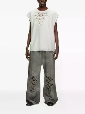 DIESEL® S-rub-sl Ripped-detailing T-shirt