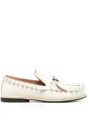 JW Anderson Bow-detail Leather Loafers