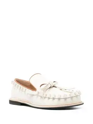 JW Anderson Bow-detail Leather Loafers