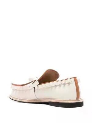 JW Anderson Bow-detail Leather Loafers