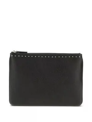 Valentino Garavani Leather Clutch - Black
