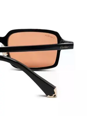 CARTIER Rectangular-frame Sunglasses