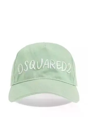 Dsquared2 Logo-embroidered Cap - Green