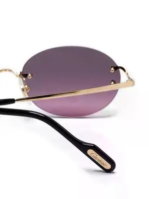 CARTIER Oval-frame Sunglasses