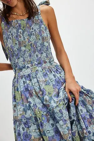 BALI Eternal Sunshine Maxi Dress - Blue Combo