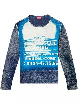 DIESEL® K-rod Graphic Print Sweatshirt