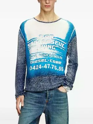 DIESEL® K-rod Graphic Print Sweatshirt