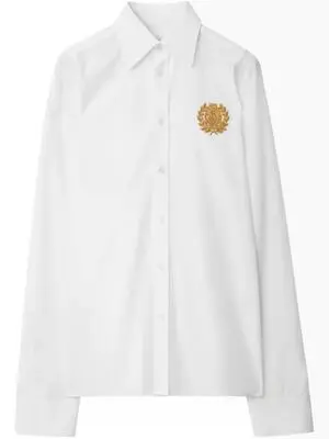 Burberry Logo-embroidered Shirt