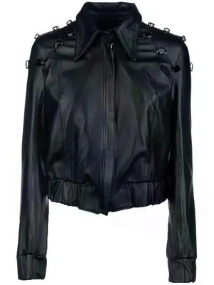 CARLOTTA 2001 Rhinestone-studded Leather Jacket