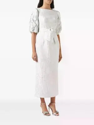 BARUNI Sedum Midi Dress - White