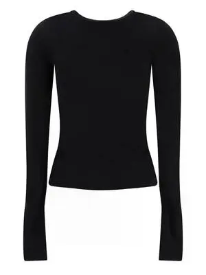 Eterne Extra-long Sleeve Top - Black