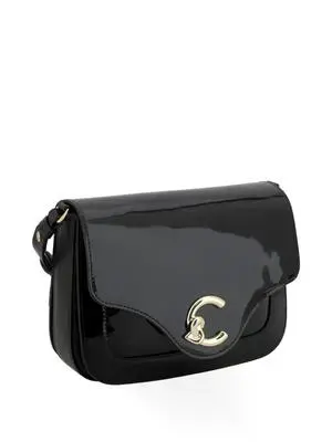 COCCINELLE C-me Patent Shoulder Bag