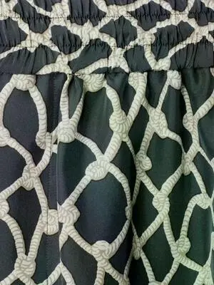 Burberry Knot-print Silk Shorts
