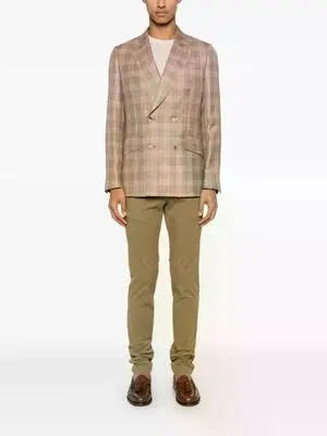 Paul Smith Checked Double-breasted Blazer