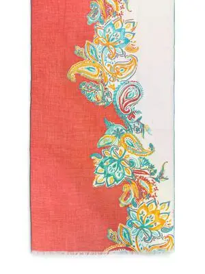 Loro Piana Floral-print Scarf